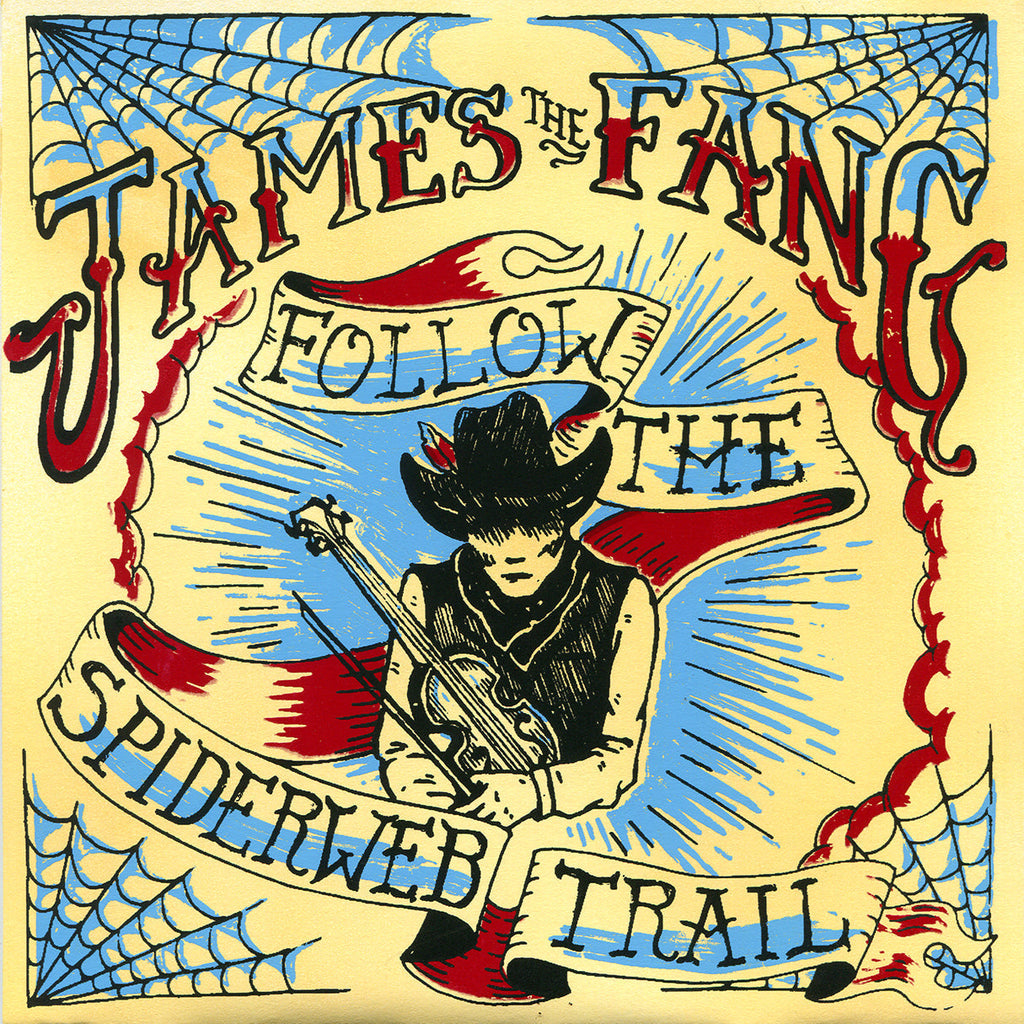 JAMES THE FANG - Follow the Spiderweb Trail (7" EP) – Recess Ops